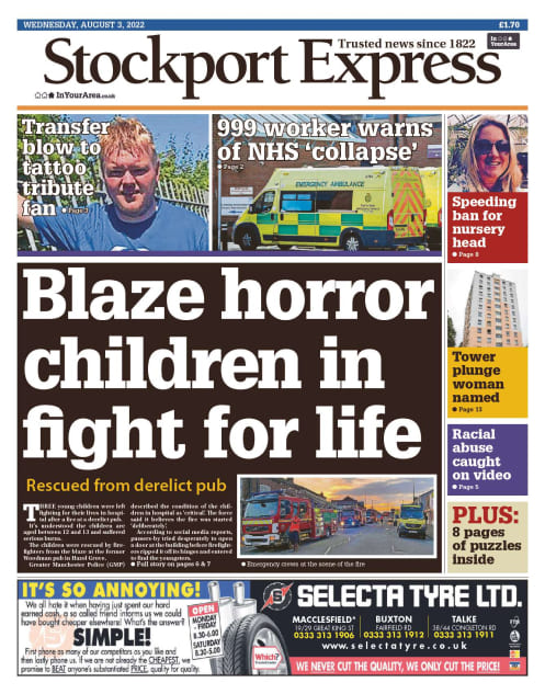 Stockport Express Logo A Stockport Trilogy: An Account In Three Parts